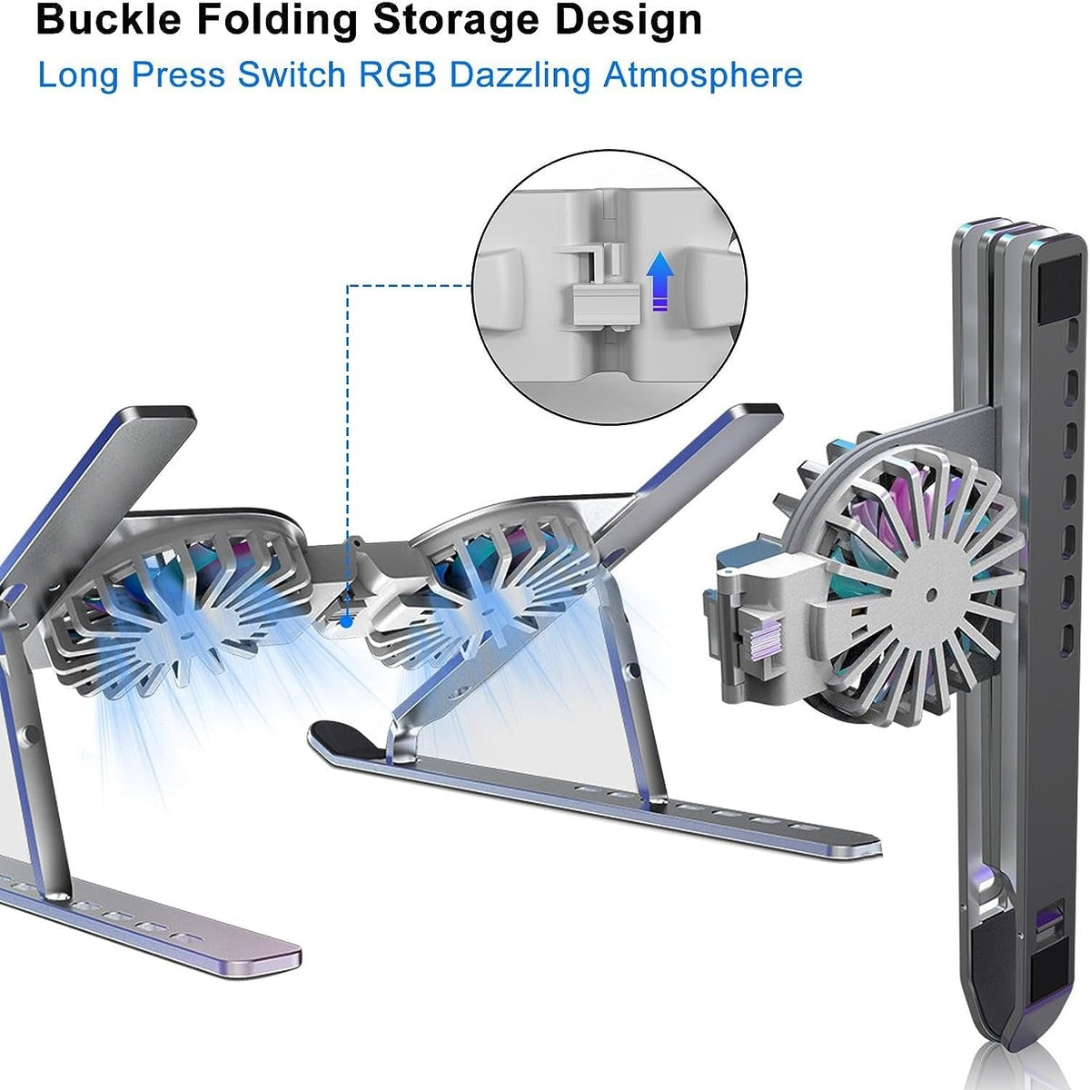 NÖRDIC Laptopställ för skrivbord med fläkt 9-15,6 tum – Multimo